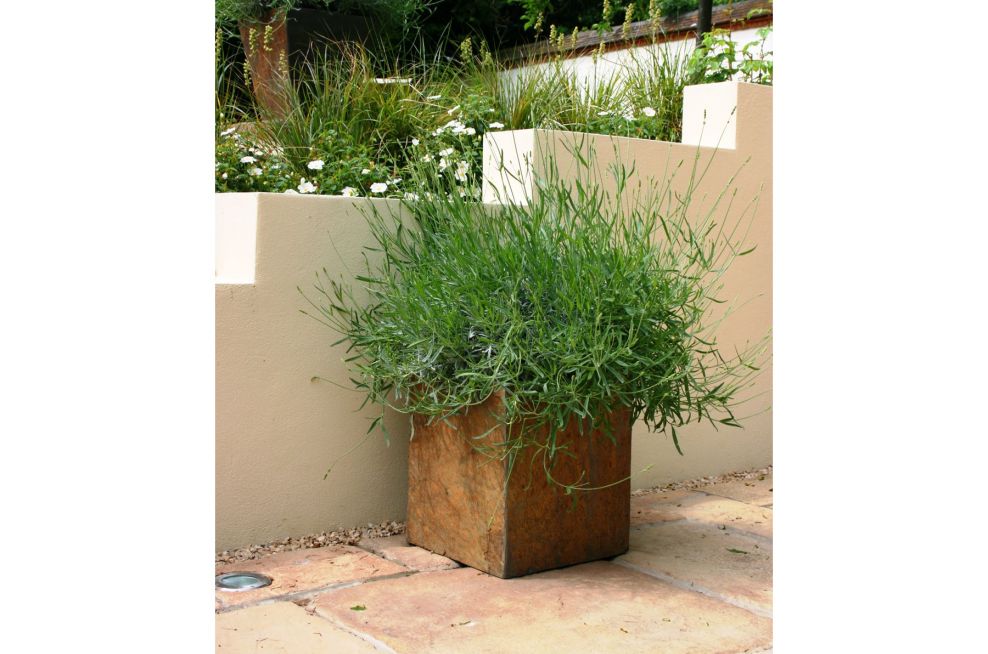 Country Retreat In Wiltshire - Natural Slate Planters in Warm Bronze ...