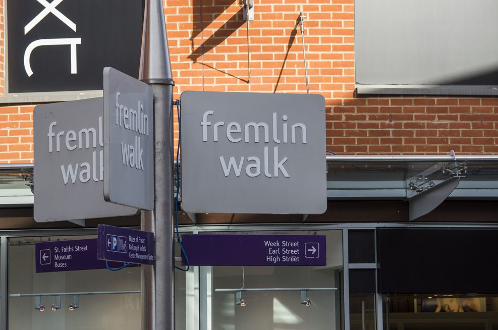 Fremlin Walk shopping centre – Large Granite Street Planters for ...