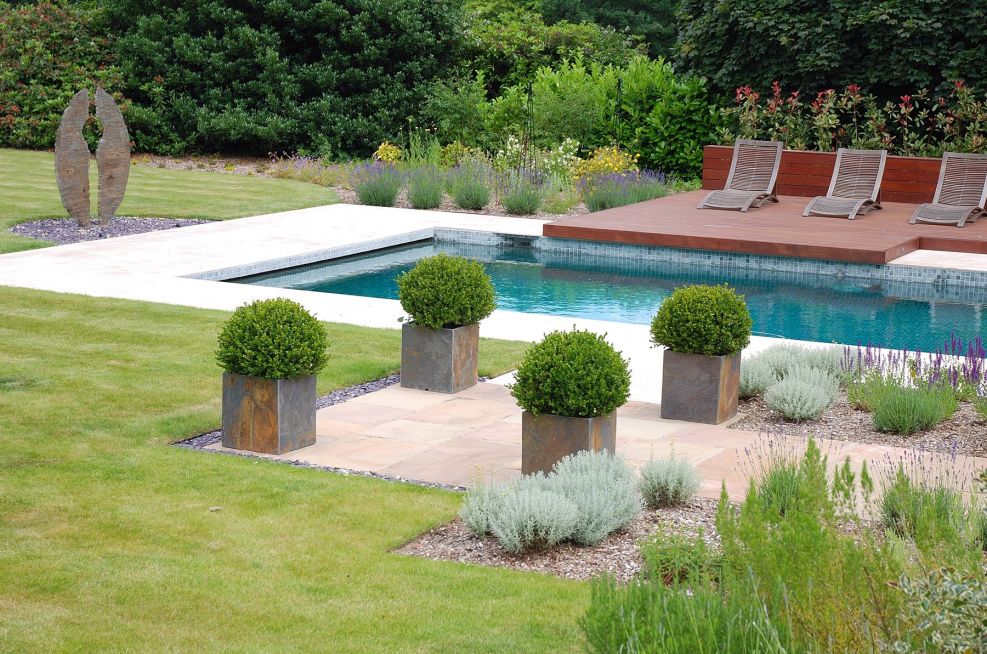 High-End Residential New Build - Planters and Plant Pots for ...