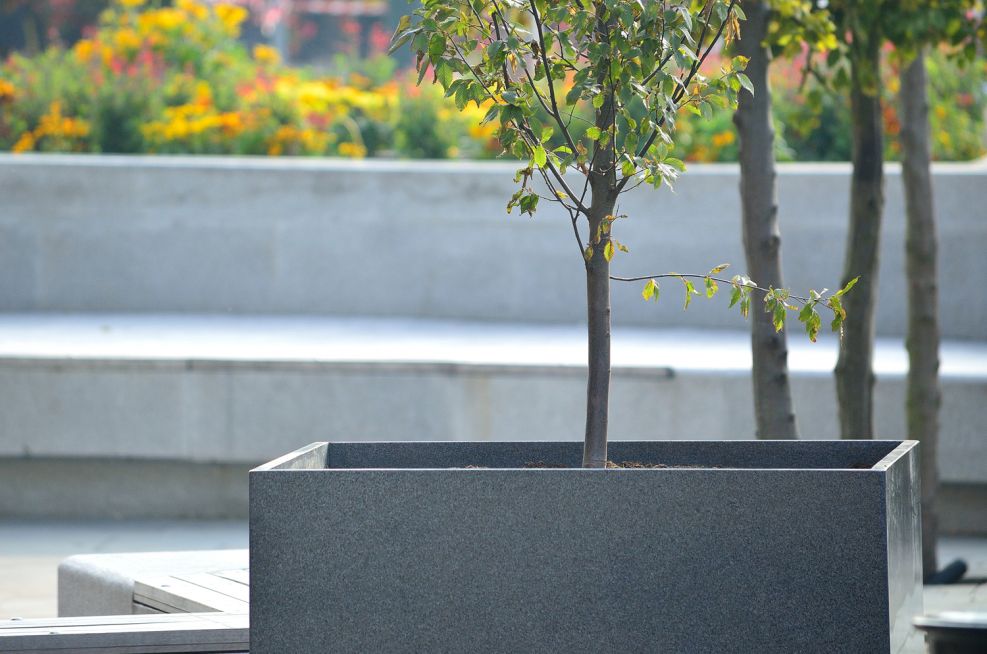 Leek, Staffordshire – Bespoke Granite Tree Planters for Town Centre ...
