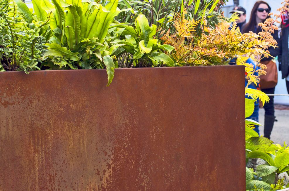 ROYAL BOTANIC GARDEN EDINBURGH – Bespoke Corten Steel Planters ...