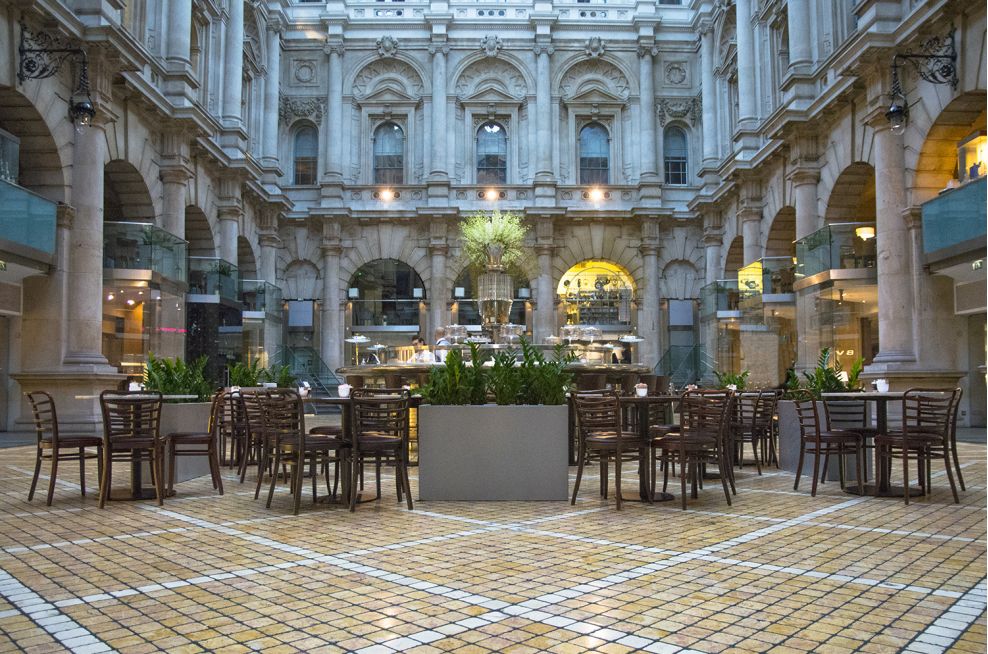 The Royal Exchange, London EC3 – Custom-Made Metal Planters, Bespoke ...