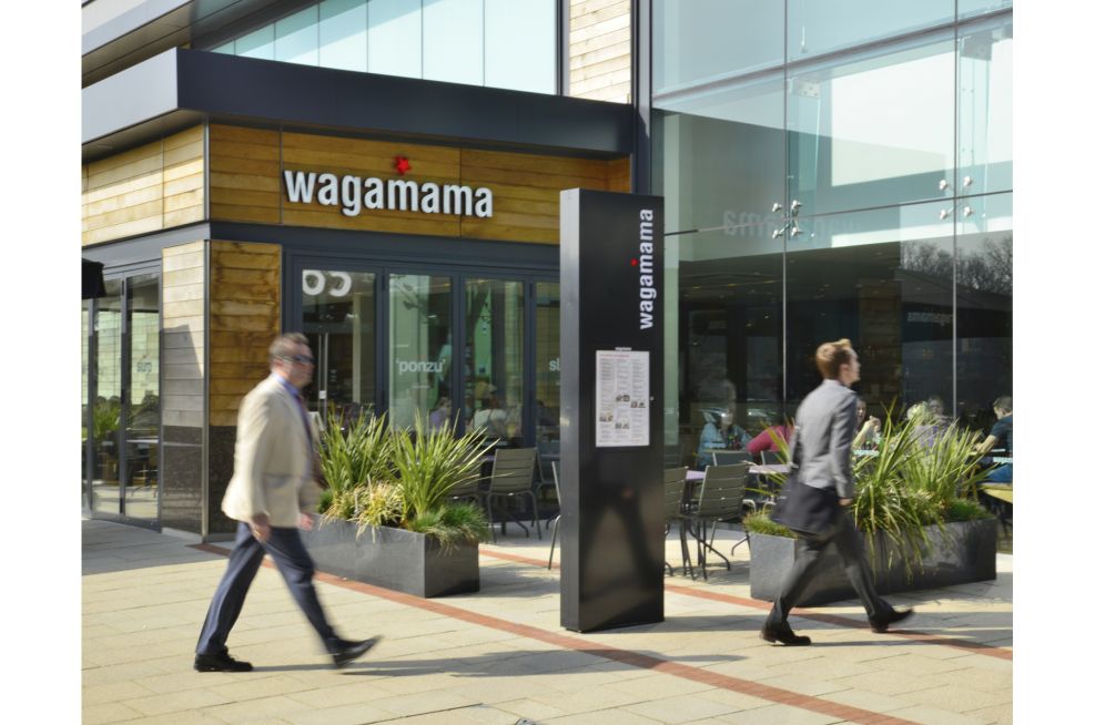 Large Granite Trough Planters for Shopping Centres - Wagamama, Whiteley ...